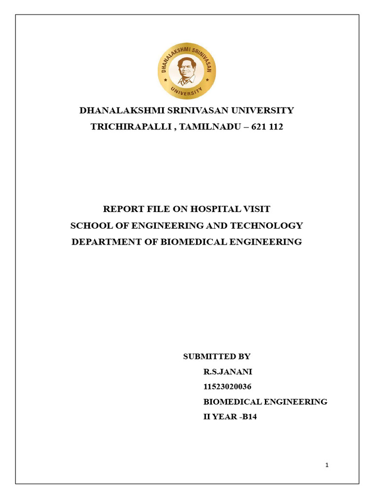 Hosp Visit Report Janani | PDF | Electrocardiography | Blood Transfusion