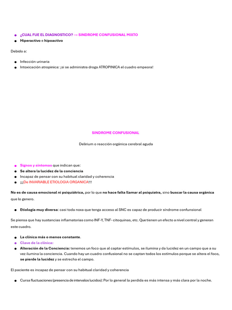 SINDROME CONFUSIONAL - Docx - 20250618 - 020526 - 0000 | PDF | Desorden hiperactivo y deficit de ...