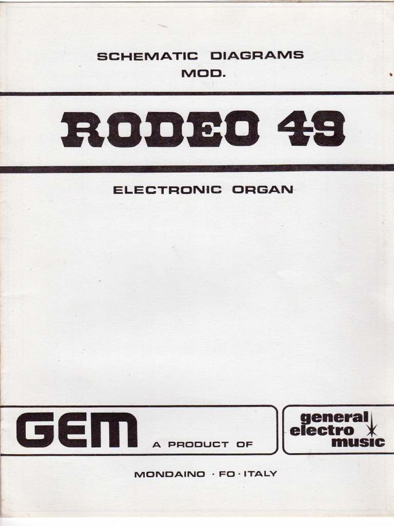 GEM Rodeo 49 Schematics | PDF