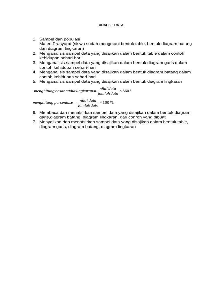 Analisis Data dalam Kehidupan Sehari-hari | PDF