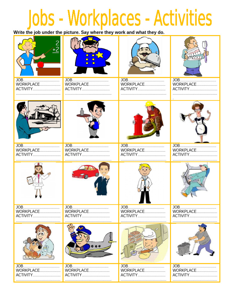 Job Descriptions and Workplaces | PDF | Cuisine | Cooking