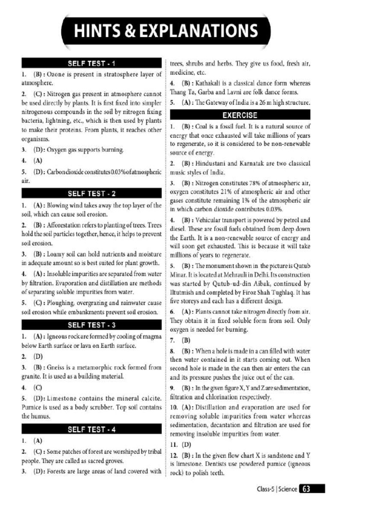 Class5 Chapter4 - Natural Resources & Indian Heritage. Answers | PDF
