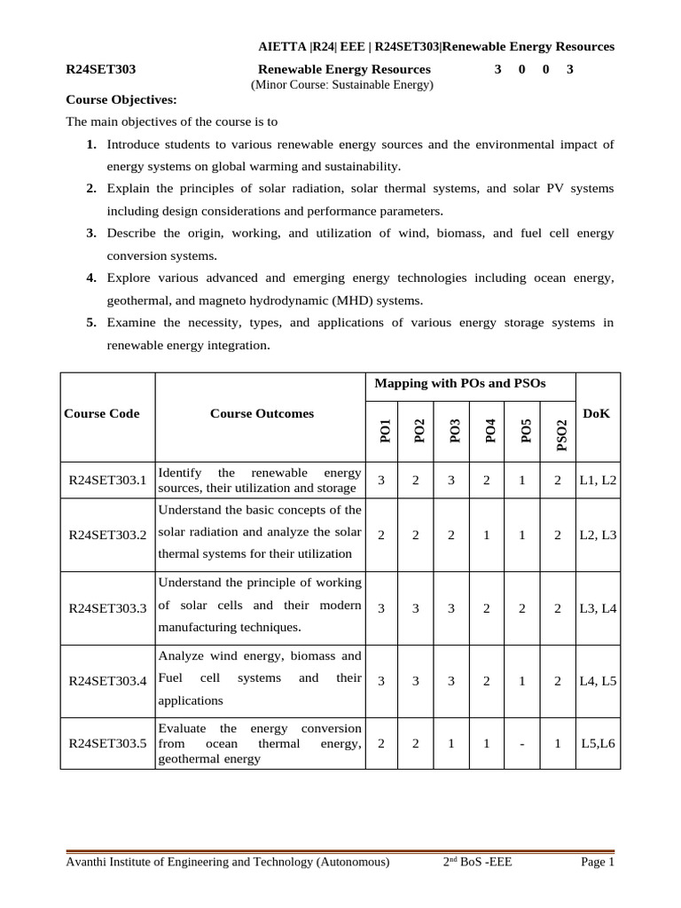 Renewable Energy Resources | PDF | Photovoltaics | Energy Storage