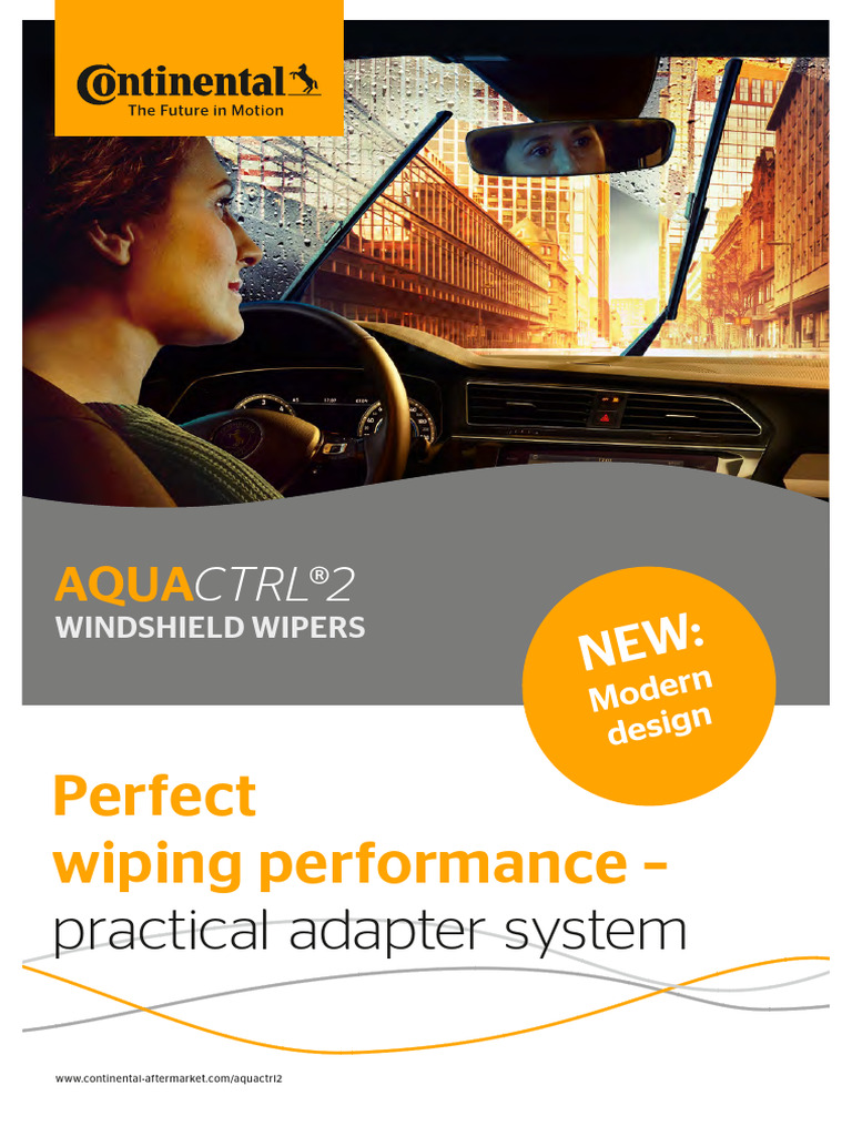 Continental Aquactrl2 Windshield Wipers Brochure A4 en Web | PDF | Vehicles