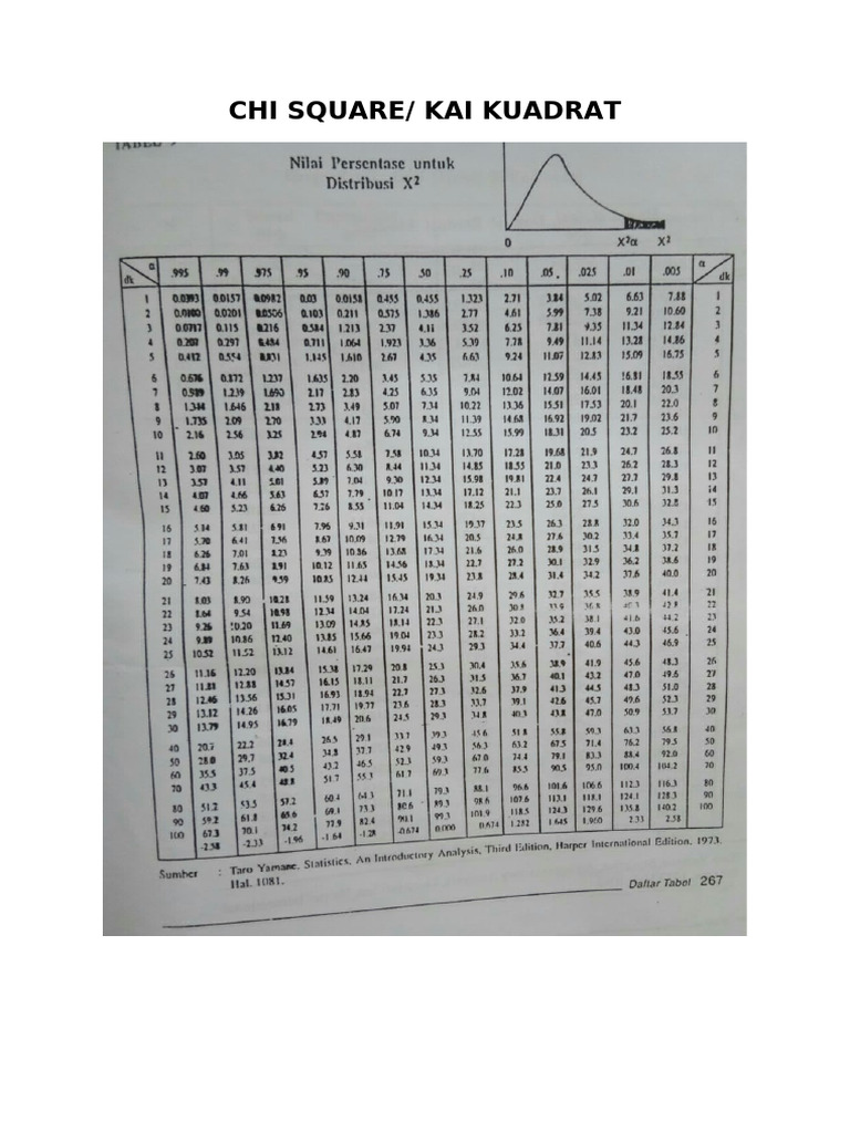 Chi Square | PDF