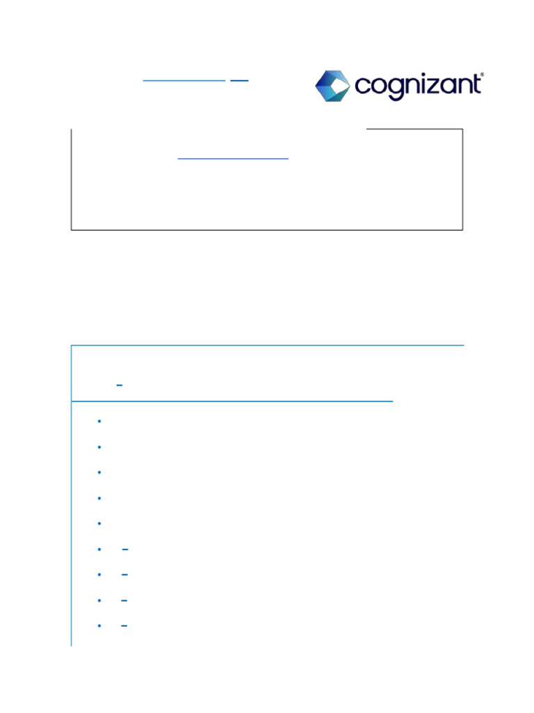 Cognizant Interview Call Letter | PDF