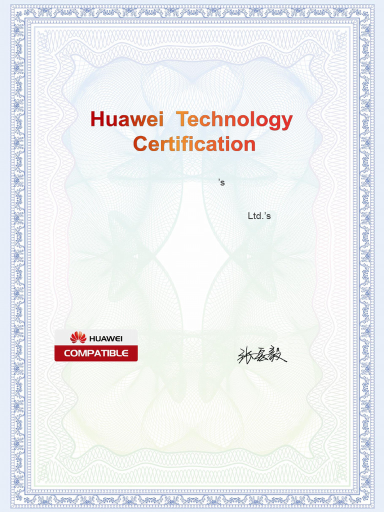 Alteon VA v31: Huawei Technologies Co., LTD | PDF