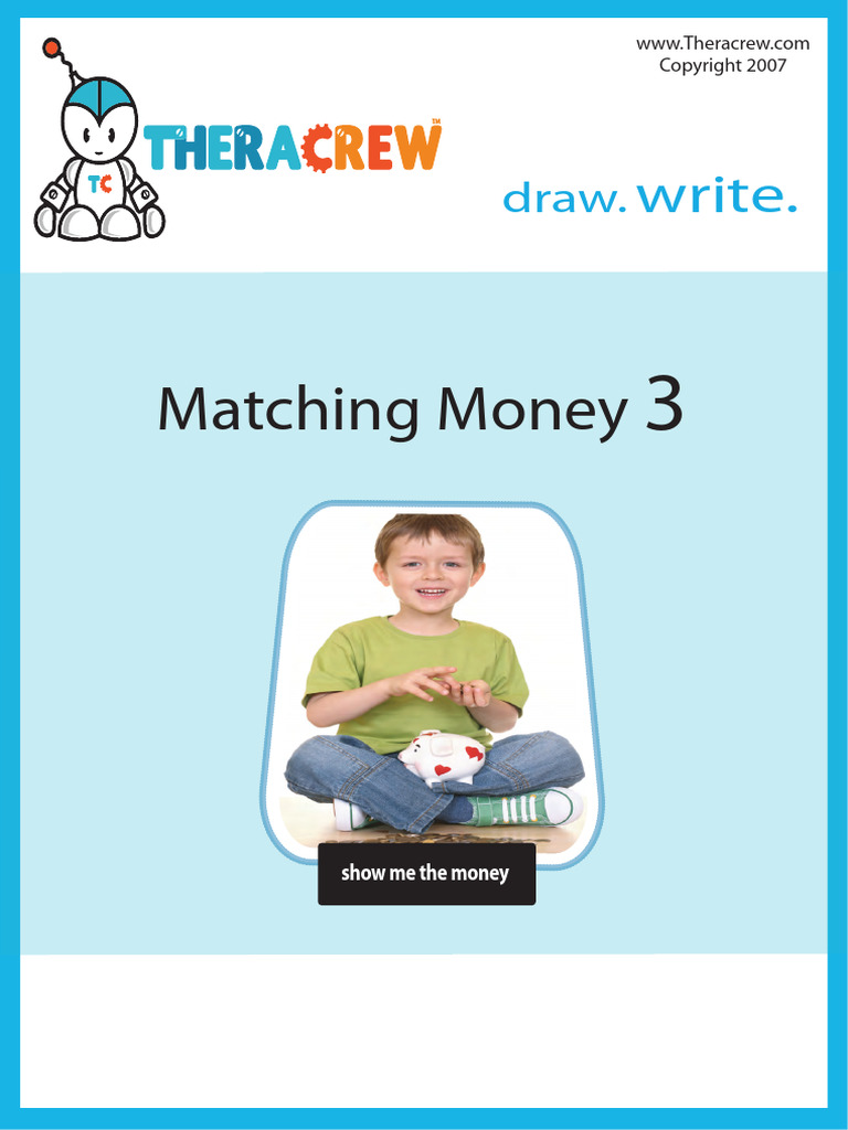 Theracrew Understanding Money-Level 3 Write Answer Workbook | PDF ...