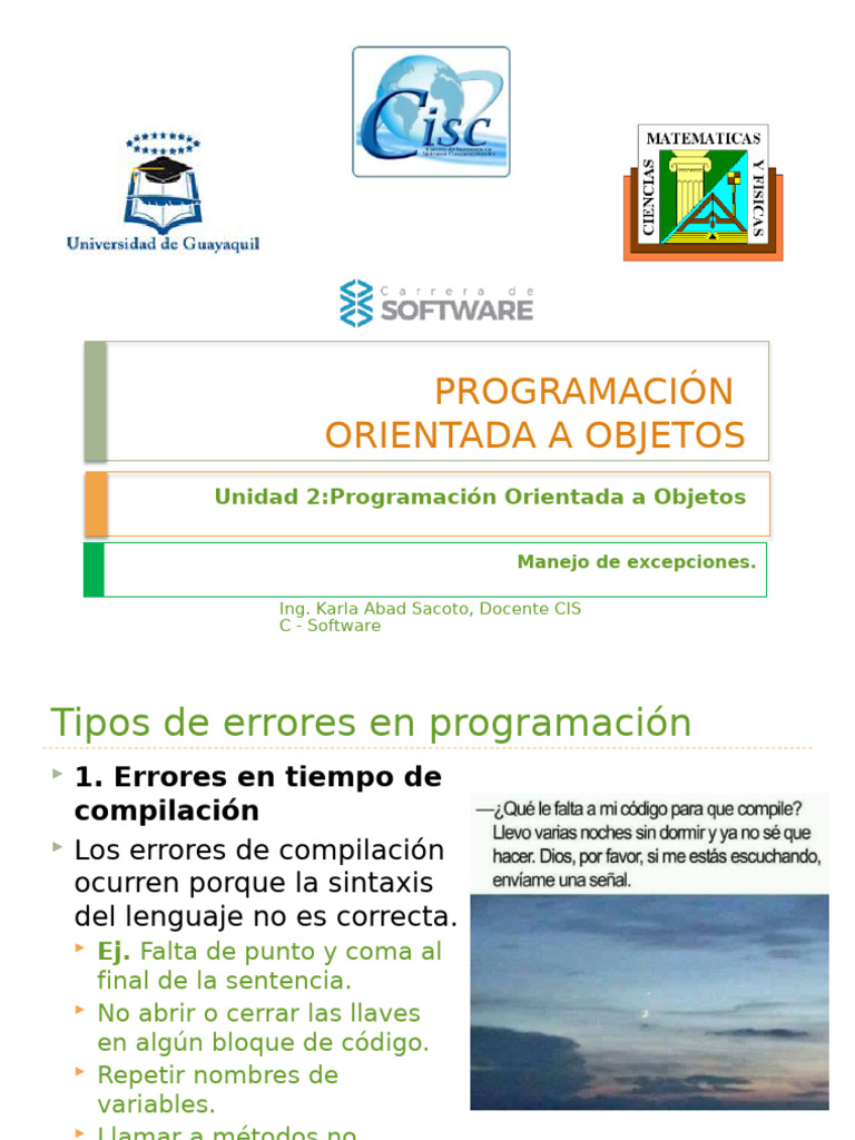 4 Manejo de Excepciones | PDF | Error de programación | Lenguaje de programación