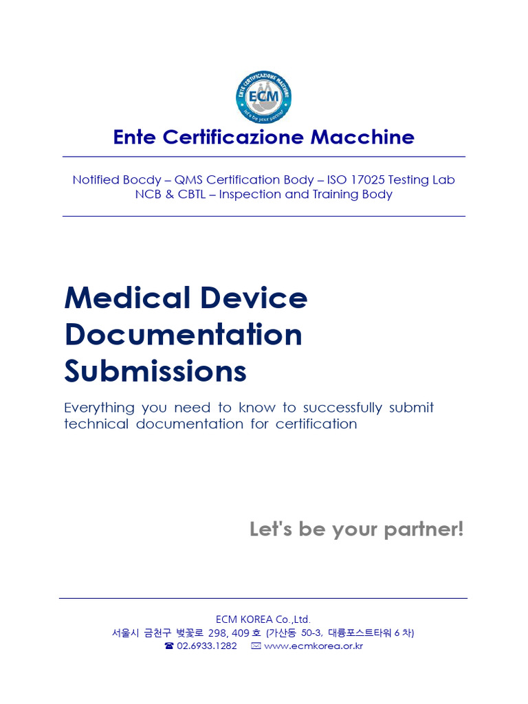 Medical Device Documentation Submissions | PDF