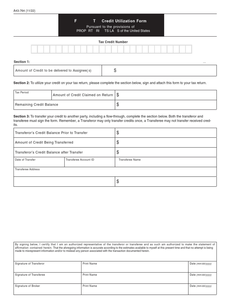 taxcreditclaimormassignment of Tax Credit | PDF | Irs Tax Forms | Cost ...