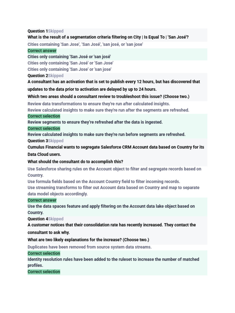 Data Cloud Consultant Guide: Key Insights | PDF | Cloud Computing ...