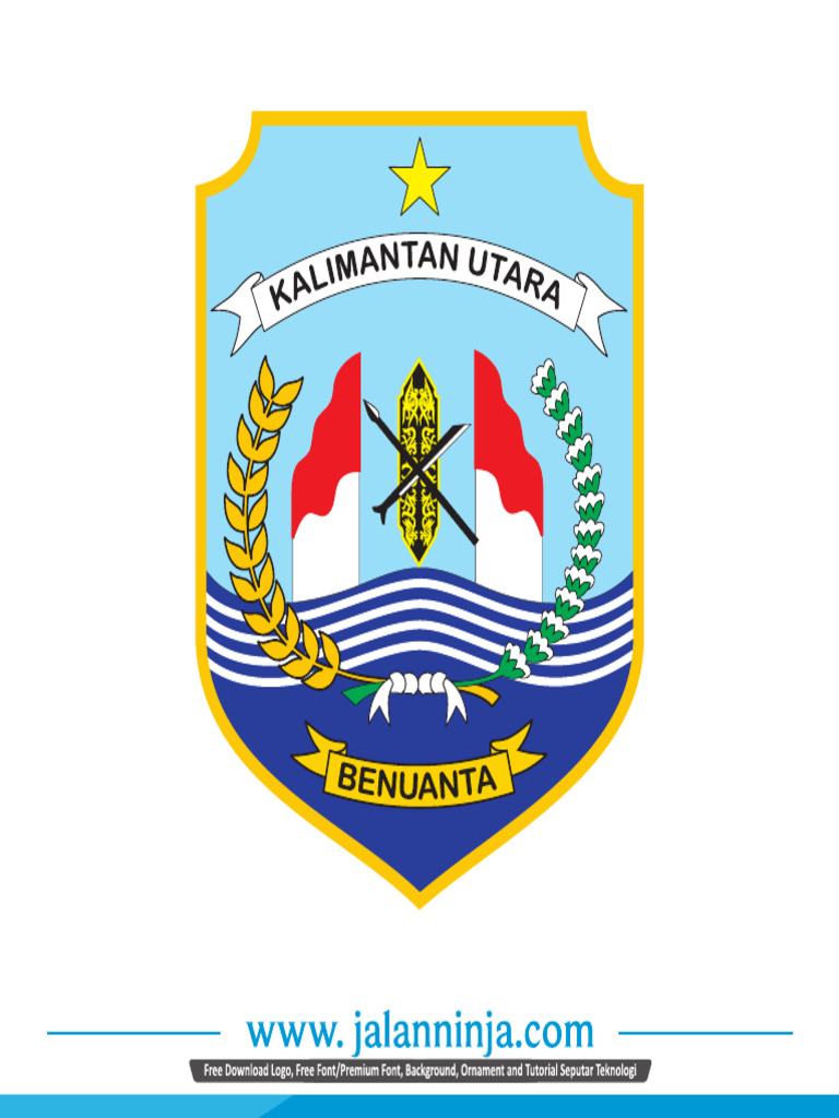 Logo Kalimantan Utara Vector Lengkap Format AI, CDR, PDF, Dan PNG ...