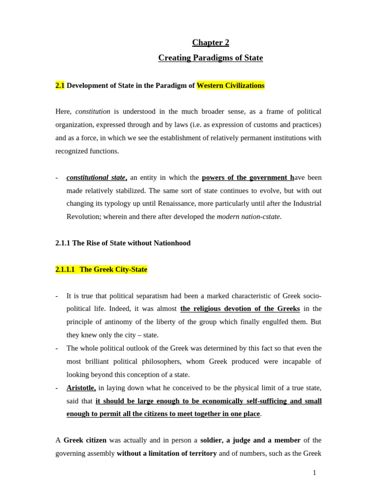 Constitutional-Law - Unit 2 Study Material Compiled | PDF ...