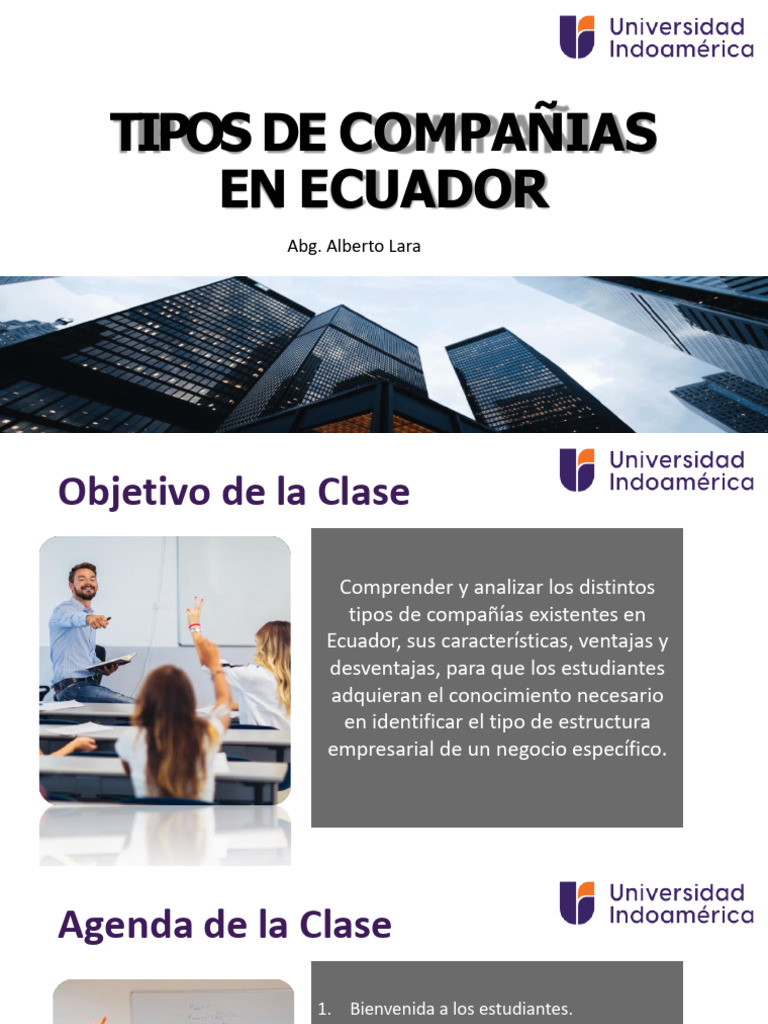 Semana 2 Tipos de Compañias y Diferencias | PDF | Camaradería | Business