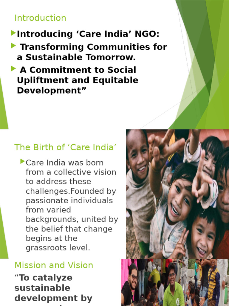 Introducing Care India' NGO: Transforming Communities For A Sustainable ...