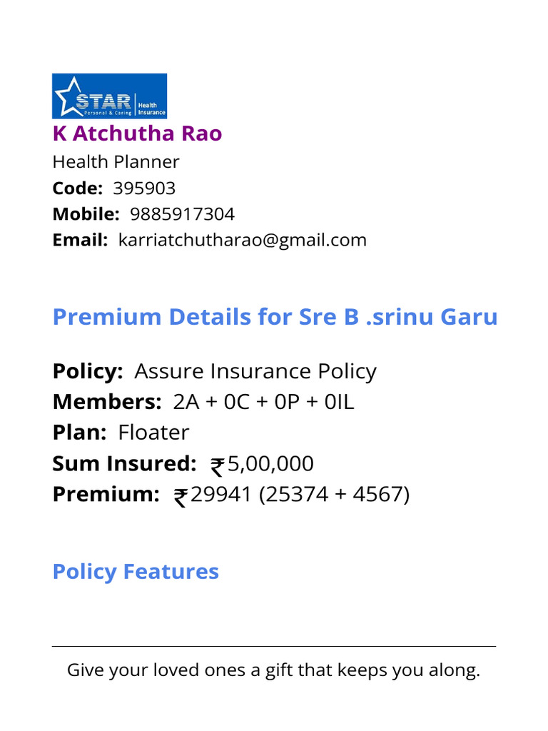 Assure Insurance Policy | PDF | Hospital | Childbirth