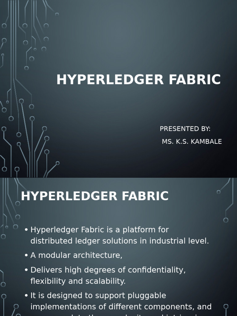 HyperLedger Fabric | PDF | Computing | Computer Science