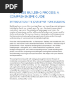 Step-by-Step Home Building Guide | PDF | Building Insulation | Bathroom