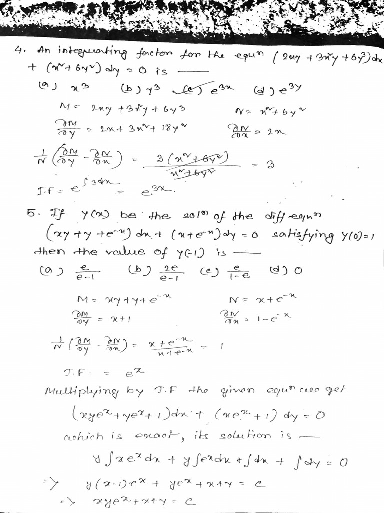 Diff Equation 3 | PDF