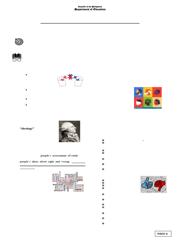 HUMSS (PPG) Module 2 - Political Ideologies (WEEK 2) | PDF | Liberalism | Ideologies