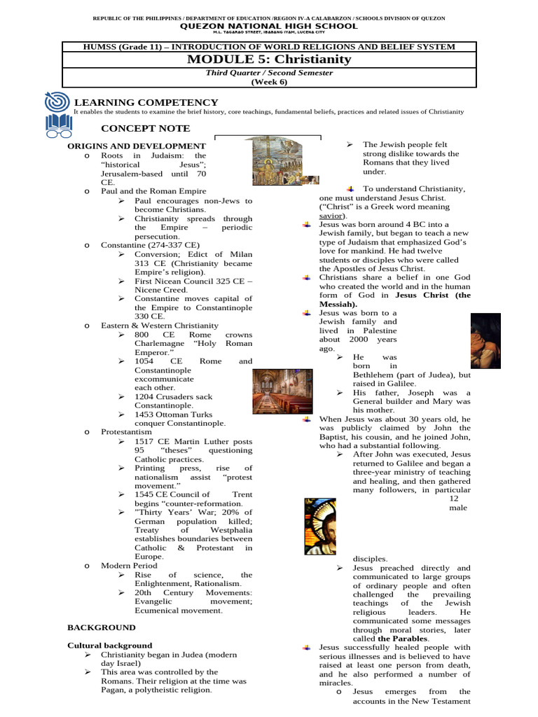 Christianity: History and Beliefs Overview | PDF | Jesus | Resurrection ...