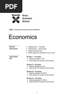 Economics HSC 2024 v3 | PDF