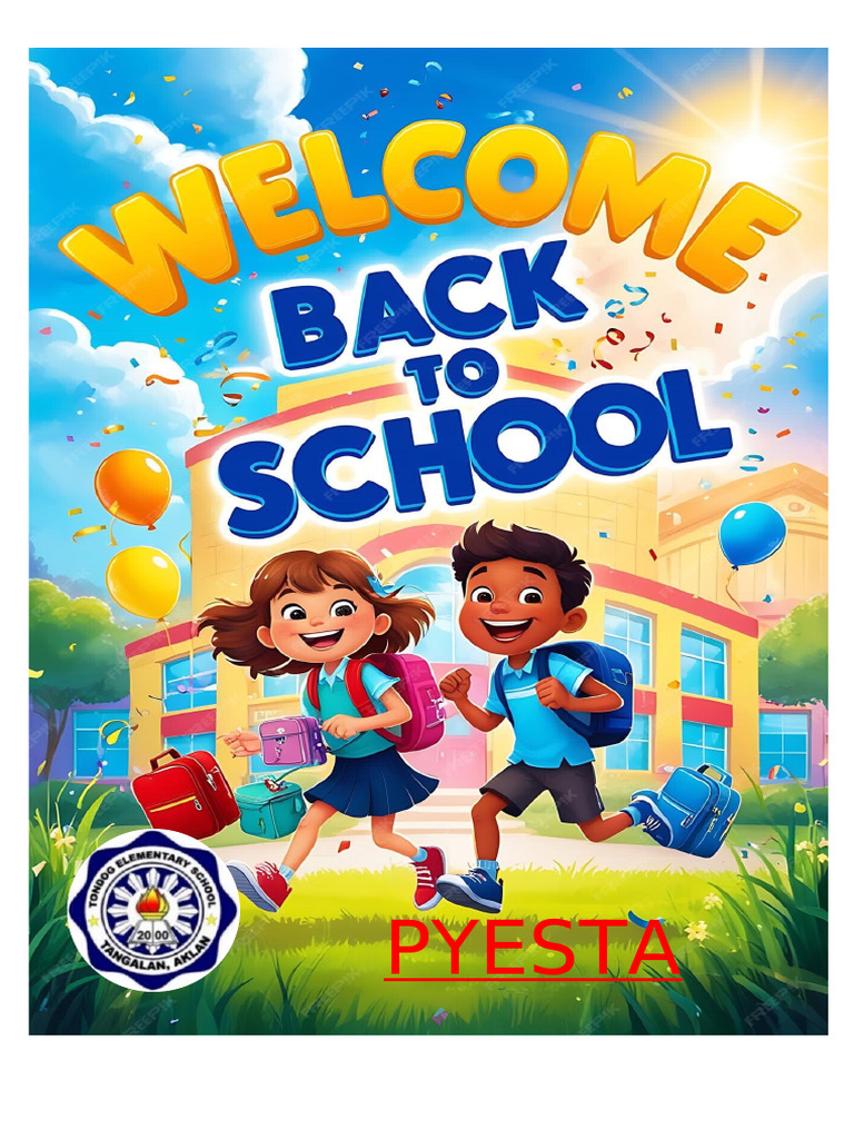 Poster Pyesta Eskwela | PDF