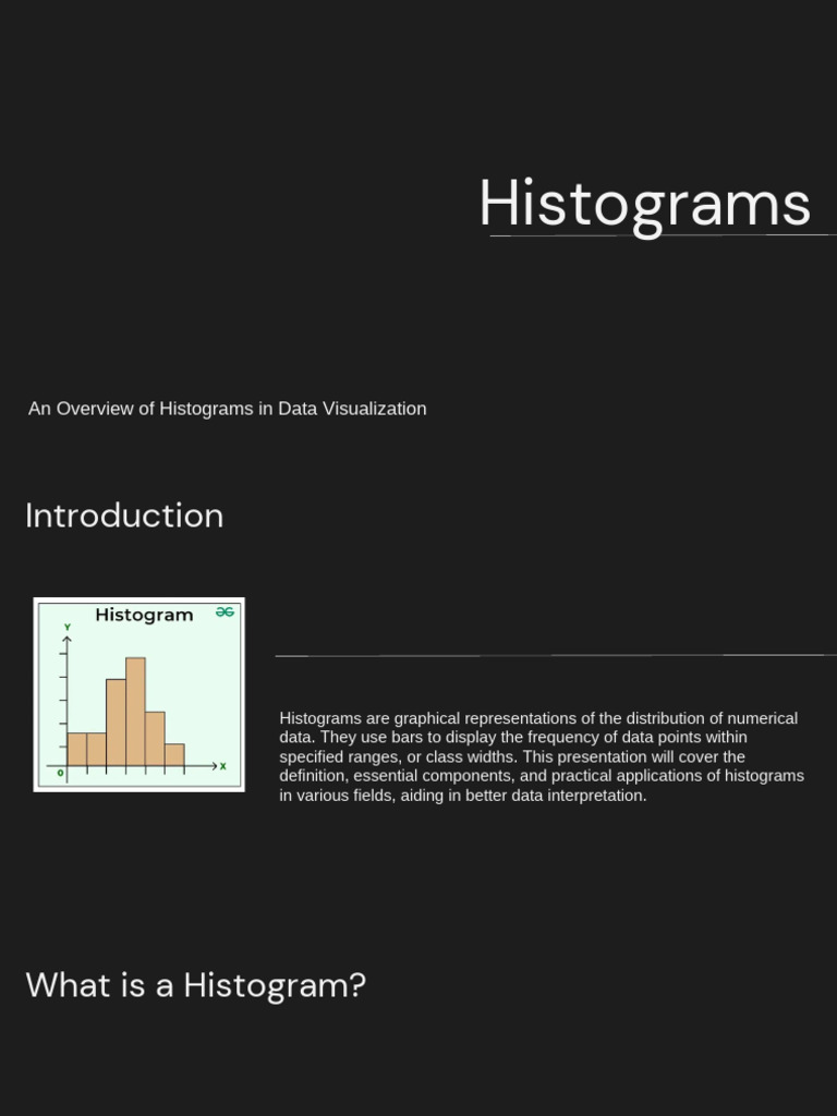 Histograms PDF | PDF