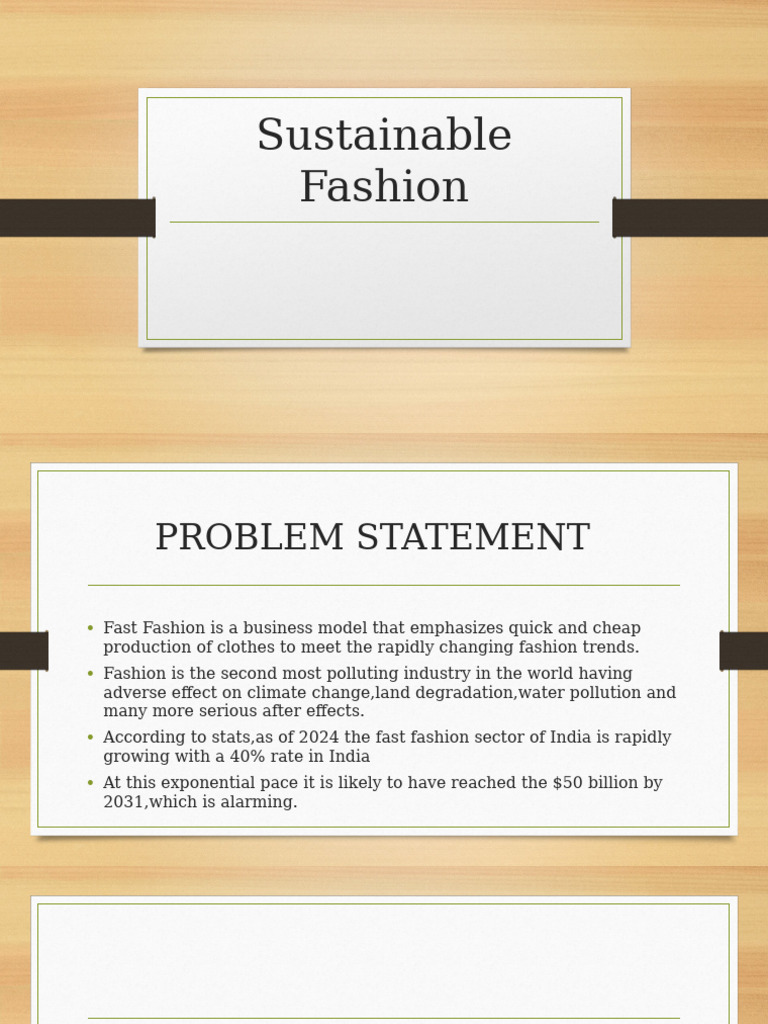 Impact of Fast Fashion on Sustainability | PDF