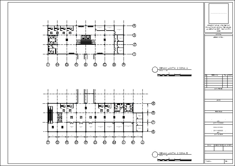 DENAH ZONA BL | PDF