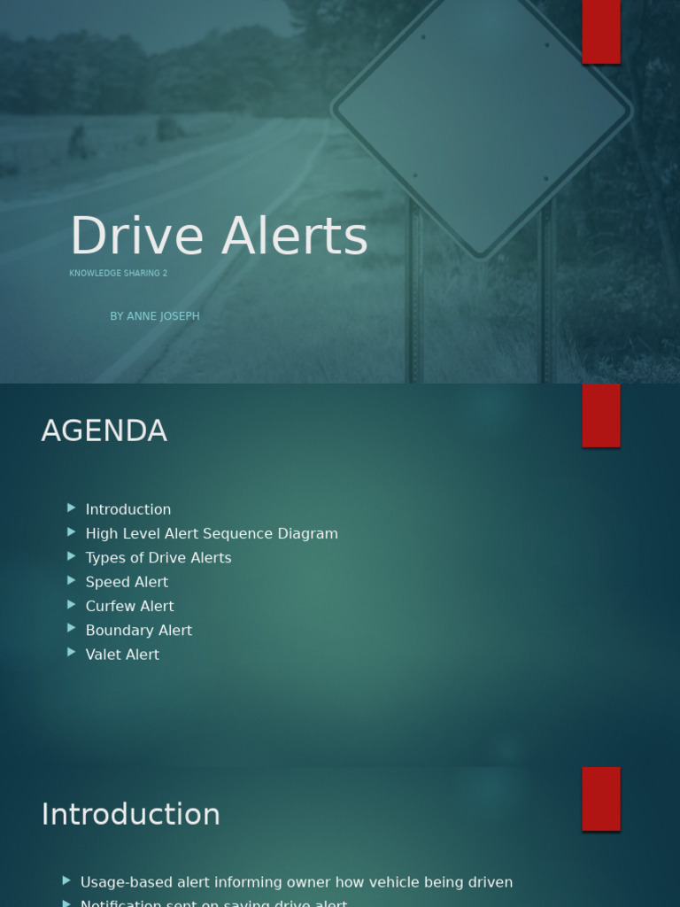 Drive Alerts | PDF