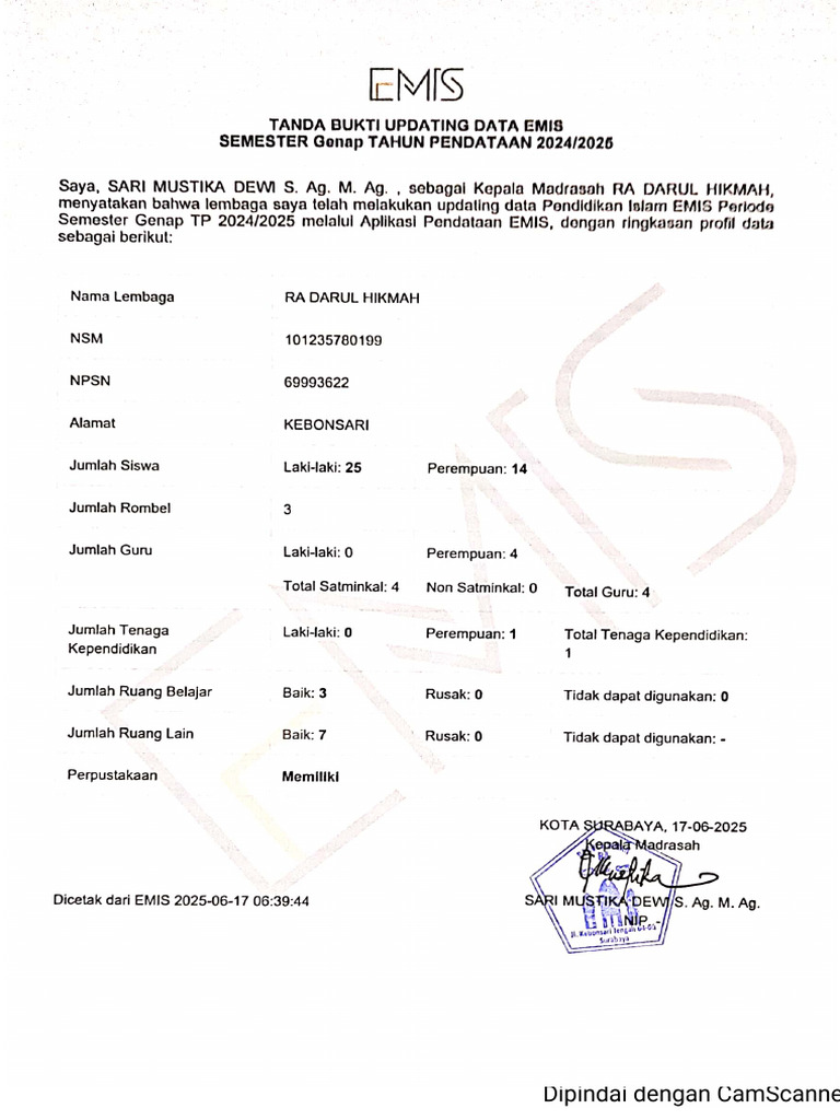 BAP Emis 24-25 Genap | PDF