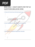 BNSS Mock Paper and Answers | PDF