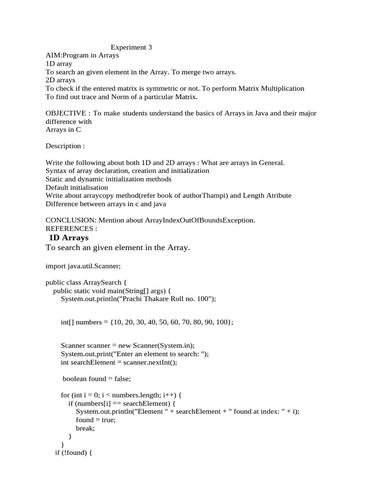 Experiment 3 Java Prachi | PDF | Object Oriented Programming | Programming Paradigms