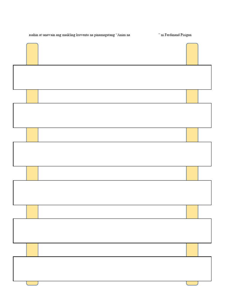 Timeline Story Ladder | PDF