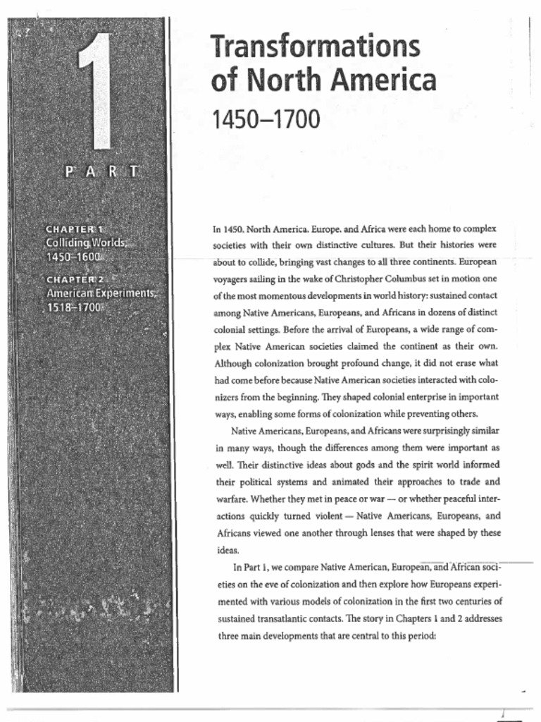 Henrietta APUSH Part 1 and Ch. 1 Reading | PDF
