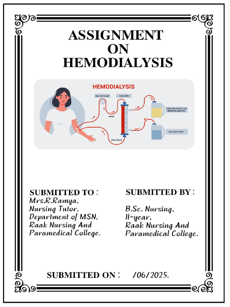 Hemodialysis | PDF