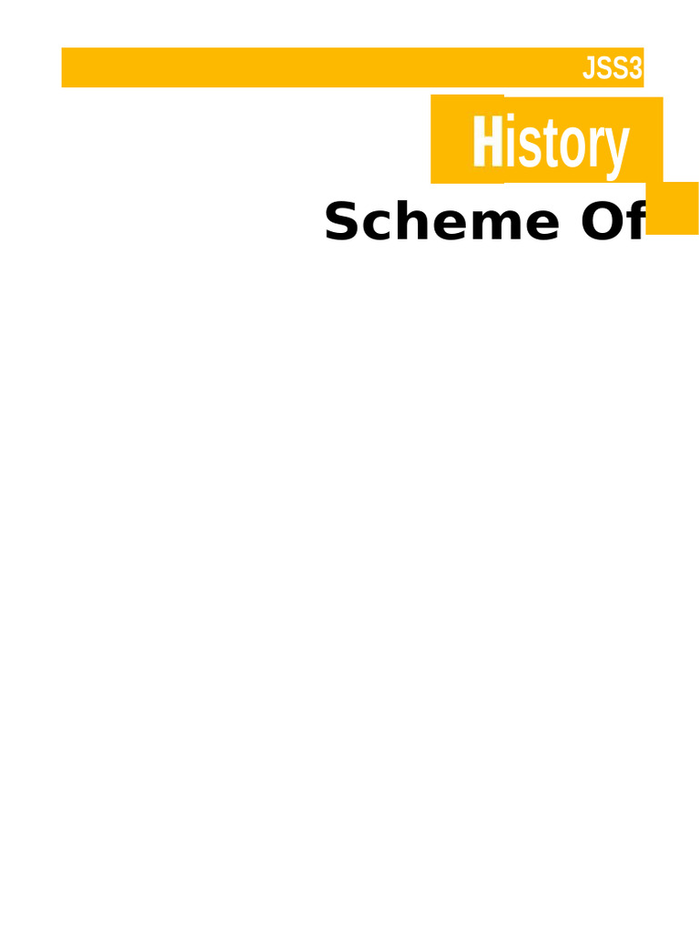 History Jss 3 Scheme of Work - Syllabus - NG | PDF | Nigeria | British ...