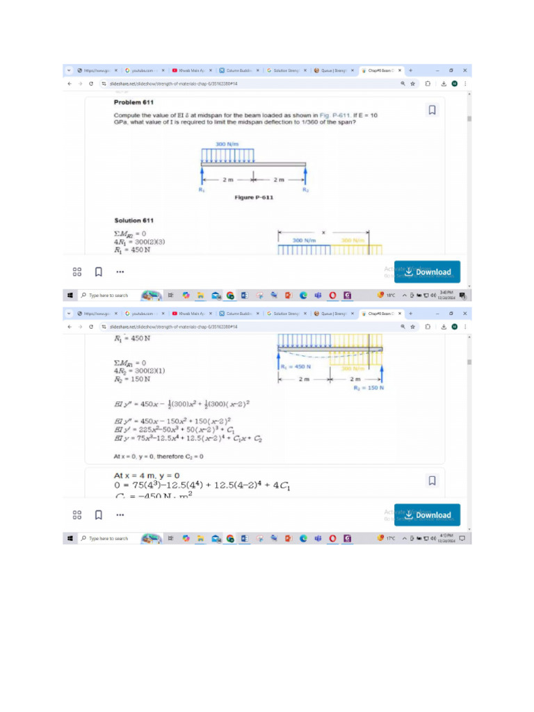 Solution of Unsolved S-Deflection Questions | PDF