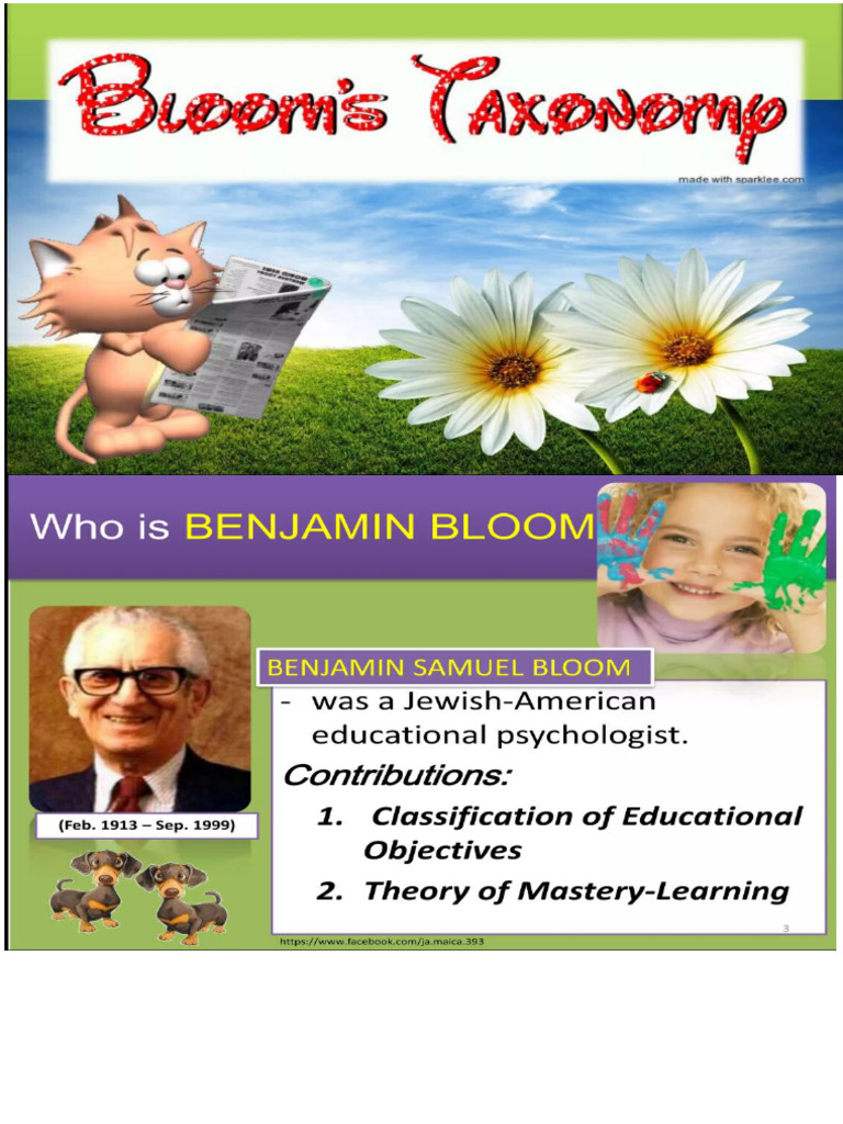 Blooms Taxonomy Lemon | PDF