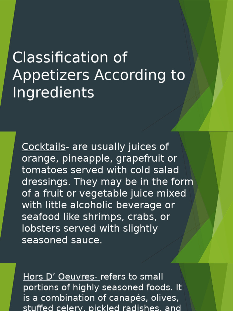 Classification Appetizer | PDF