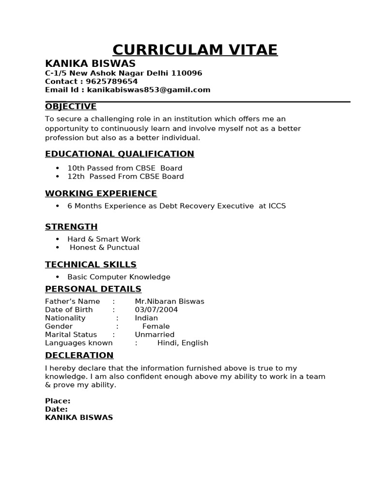 Kanika Resume | PDF