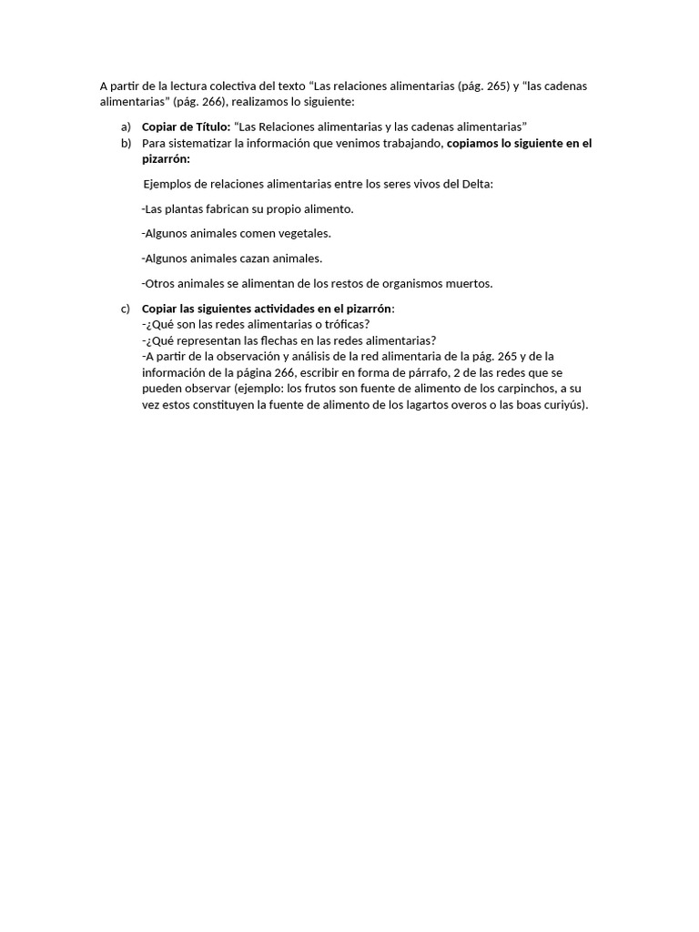 Redes Alimentarias | PDF