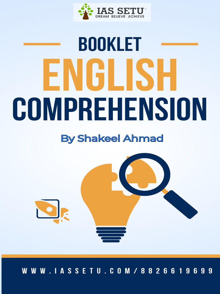 English Comprehension Booklet | PDF | Substance Abuse | Argument