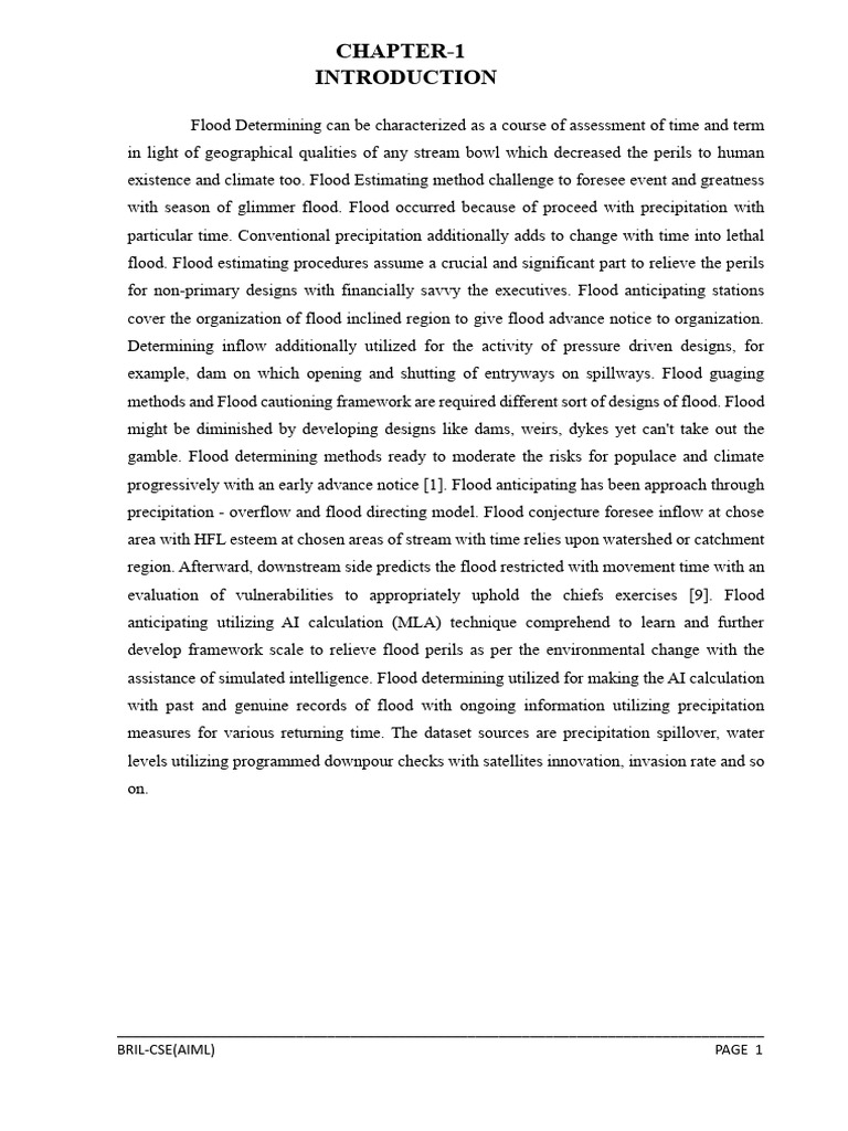 Project Intr - 7 | PDF | Unified Modeling Language | Flood