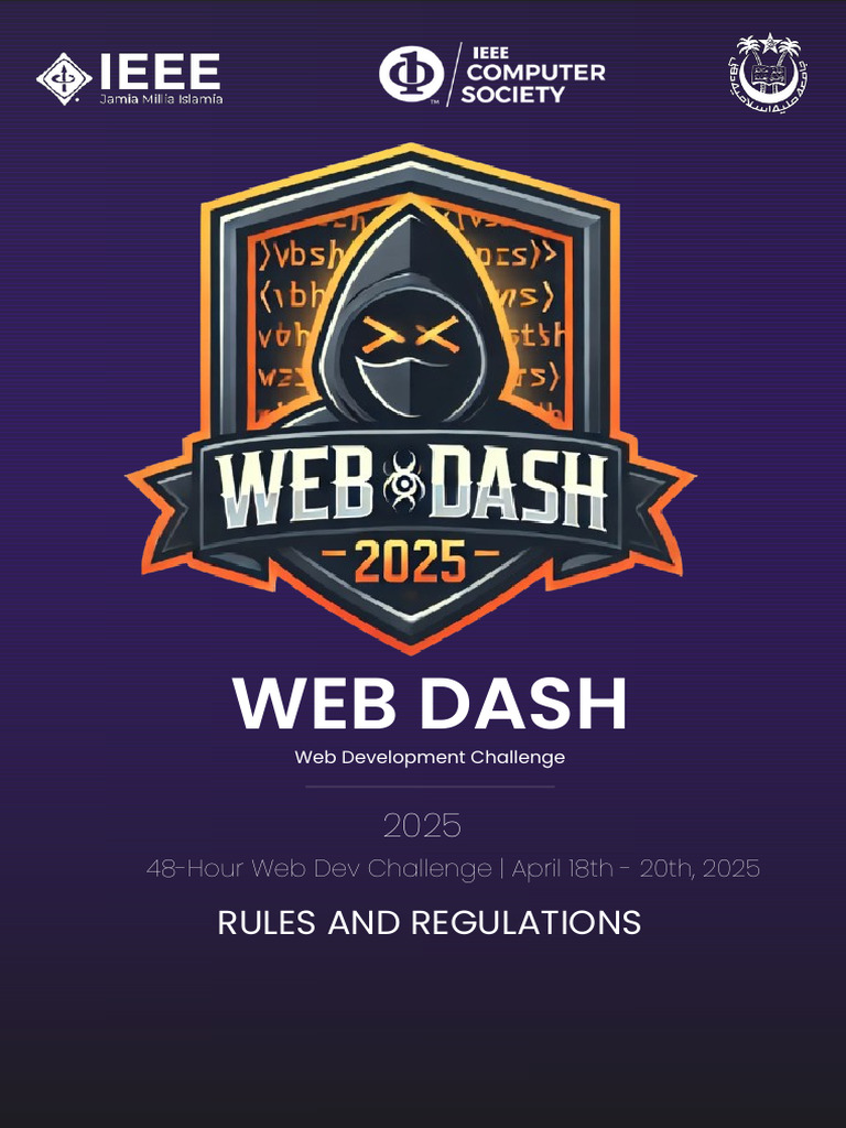 67e50d3db07ca Web Dash-Rules and Regulations | PDF | Computing | Cyberspace