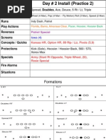 Trips Bunch Formation Pass Plays | PDF | Quarterback | Athletic Sports