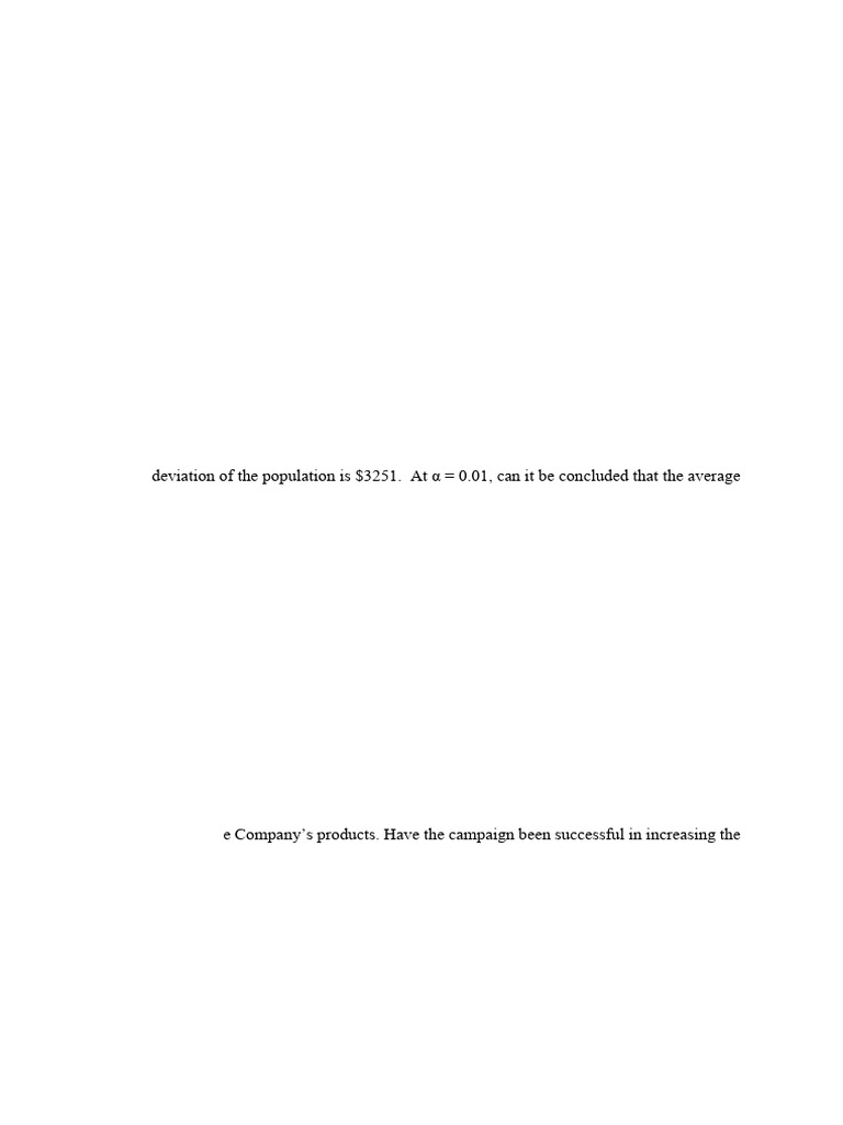Hypothesis Tutorial 2025. | PDF | Standard Deviation | Statistical Significance
