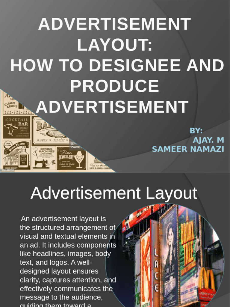 Effective Advertisement Layout Guide | PDF